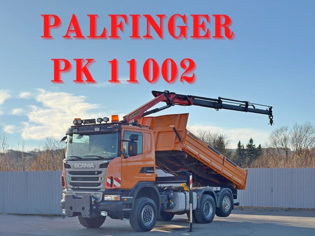 Scania G 360 * KIPPER 4,60m * PALFINGER PK 11002/ 4x4 kiper