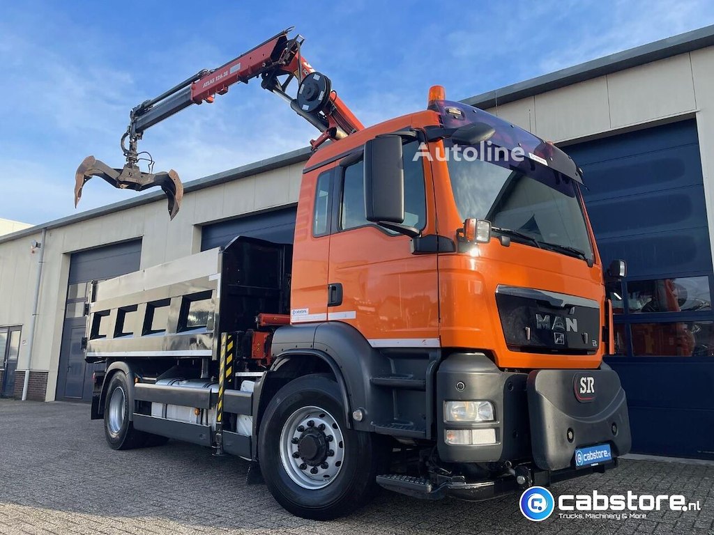MAN TGS 18.320 4X4H BL EEV Euro 5 - ATLAS 126.3E Loading crane - 2-w kiper