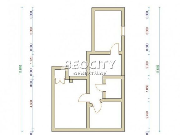 Rakovica, Miljakovac 3, Miljakovačke staze, 1.5, 44m2, 78000EUR