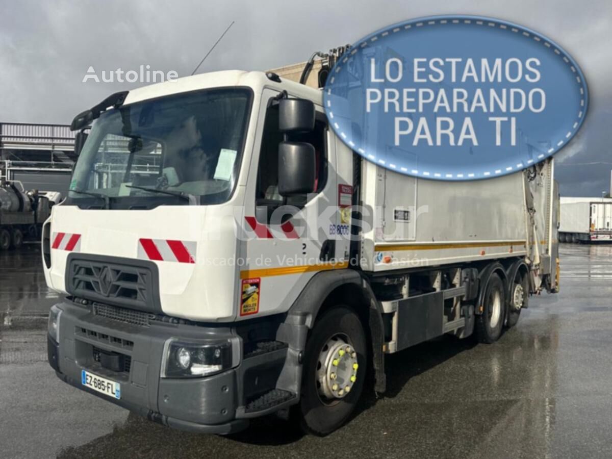 Renault D320.26 BASURERO ejes 6x2*4 kiper