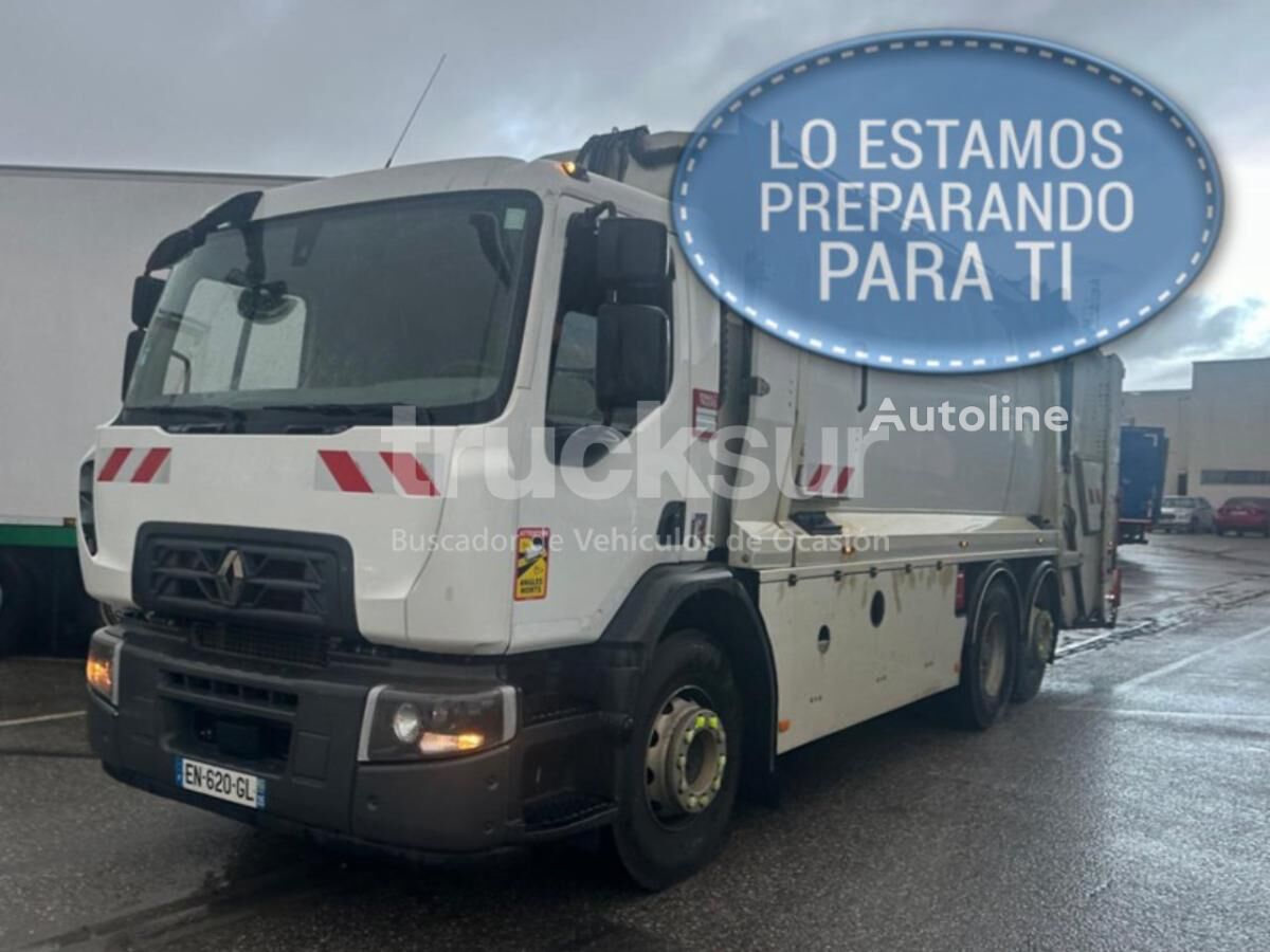 Renault D320.26 BASURERO ejes 6x2*4 kiper