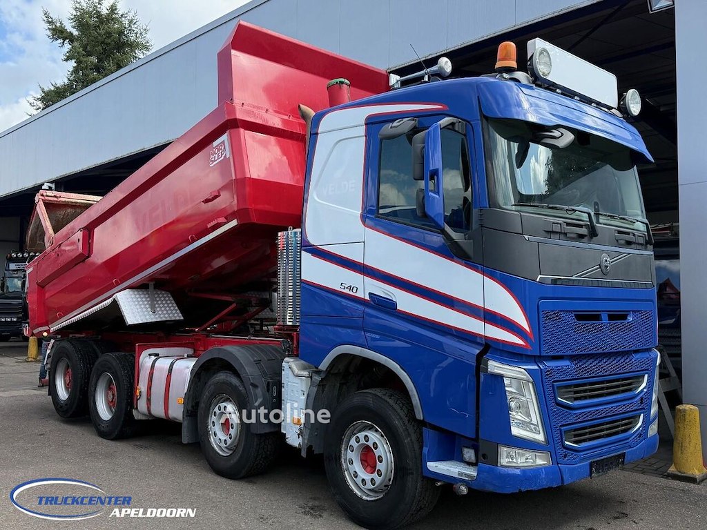 Volvo FH 540 8x4 Tandem lift, Retarder, VDS, Hub reduction kiper