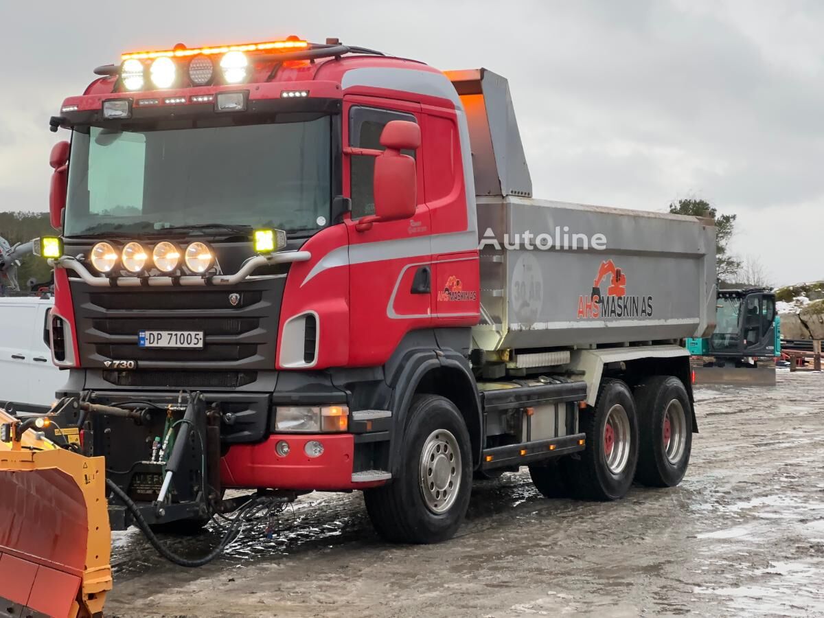 Prodaje se Scania R 730 Brøyterigget tippbil kiper na aukciji