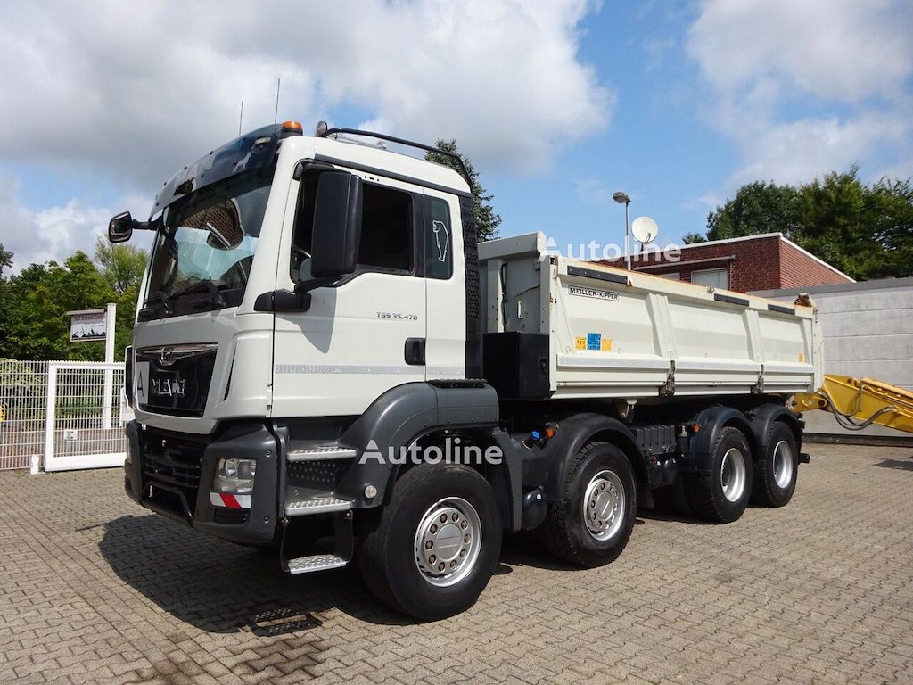 MAN TGS 35.470 - 3 way tipper 8x4 kiper