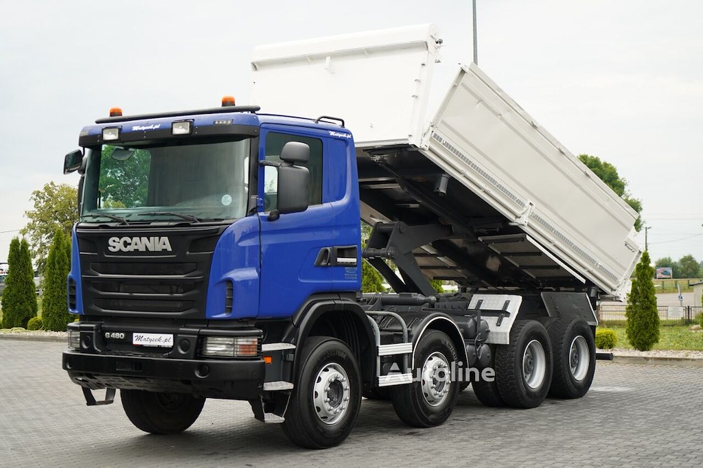 Scania G 480 / 8x4 / WYWROTKA DWUSTRONNA / BORDMATIC / MANUAL kiper