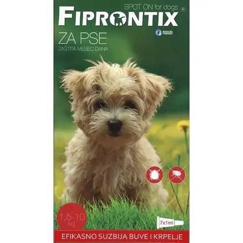 Fiprontix Zaštita za male pse od buva i krpelja Spot on, 1ml