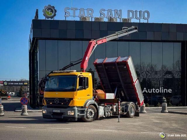 Mercedes-Benz AXOR 1824 4x2 HMF 975 HDS Crane Rotator Kipper kiper