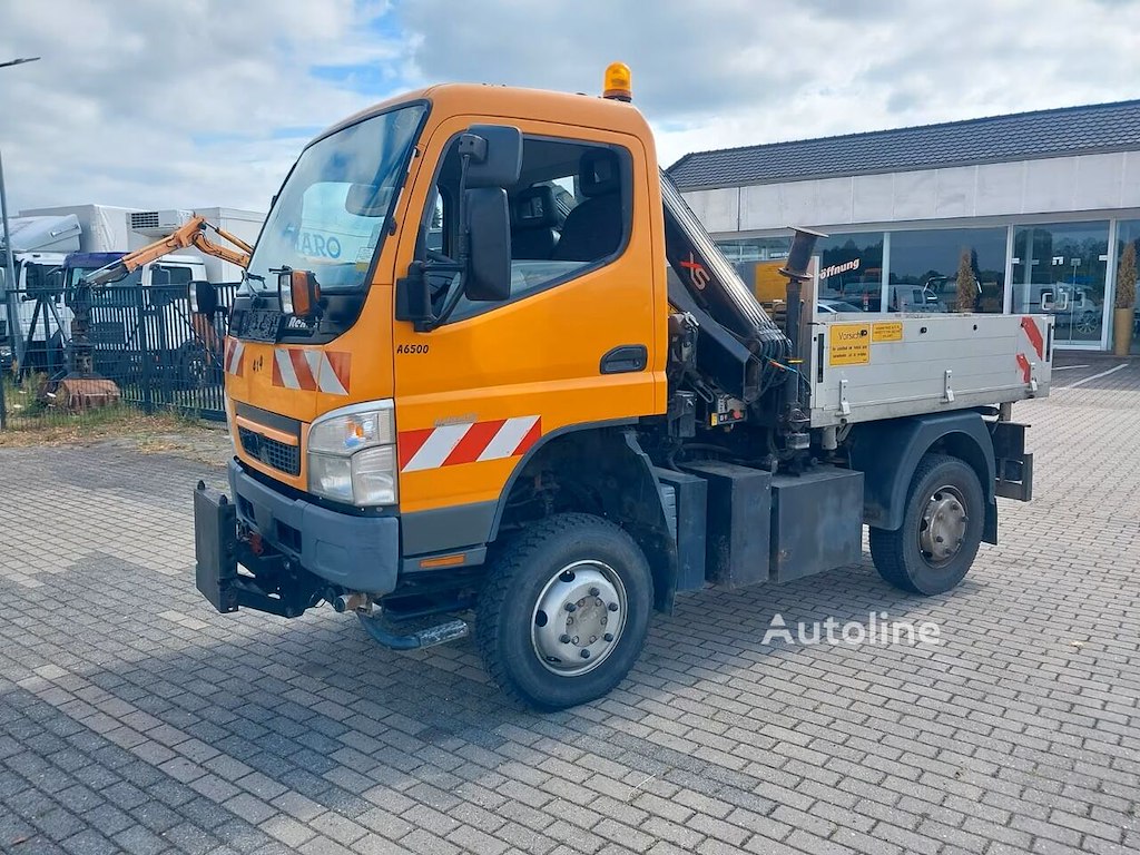Mitsubishi Pfau Rexter A6500 - Tipper truck + crane kiper