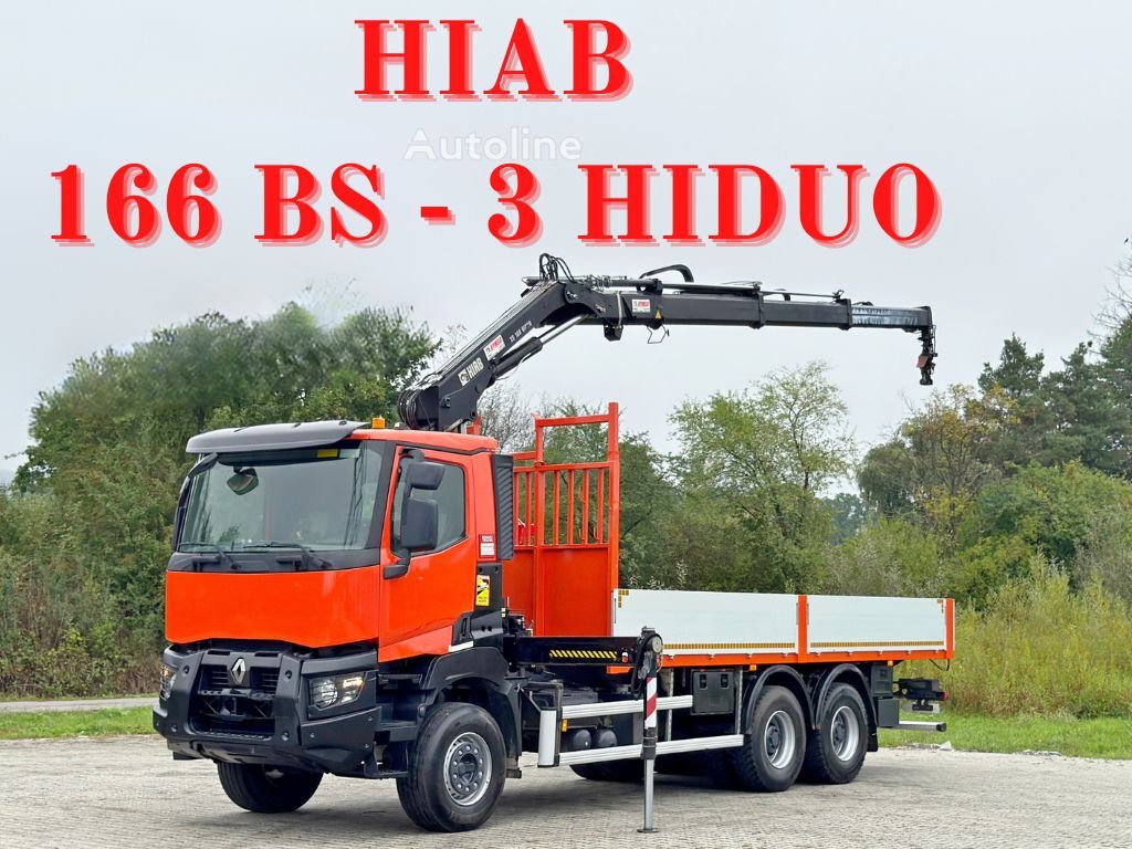 Renault K 380 * HIAB 166 BS-3 HIDUO + FUNK* 6x4 kiper