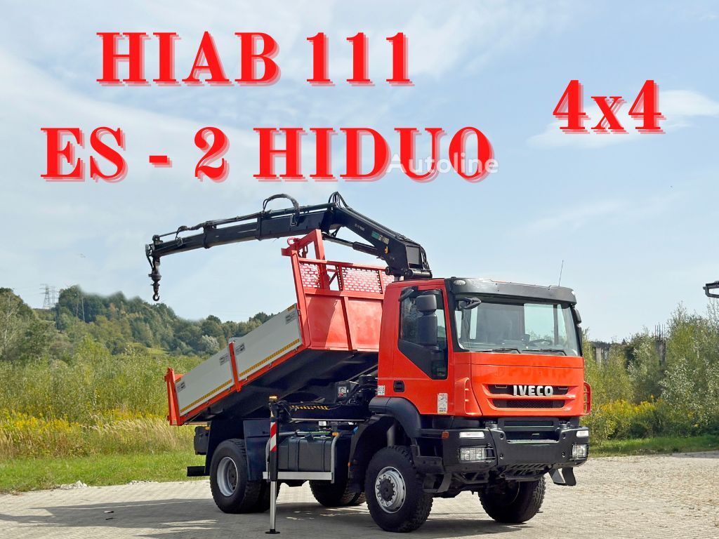 IVECO TRAKKER 190T36 * HIAB 111 ES-2 HIDUO * 4x4 * TOP kiper