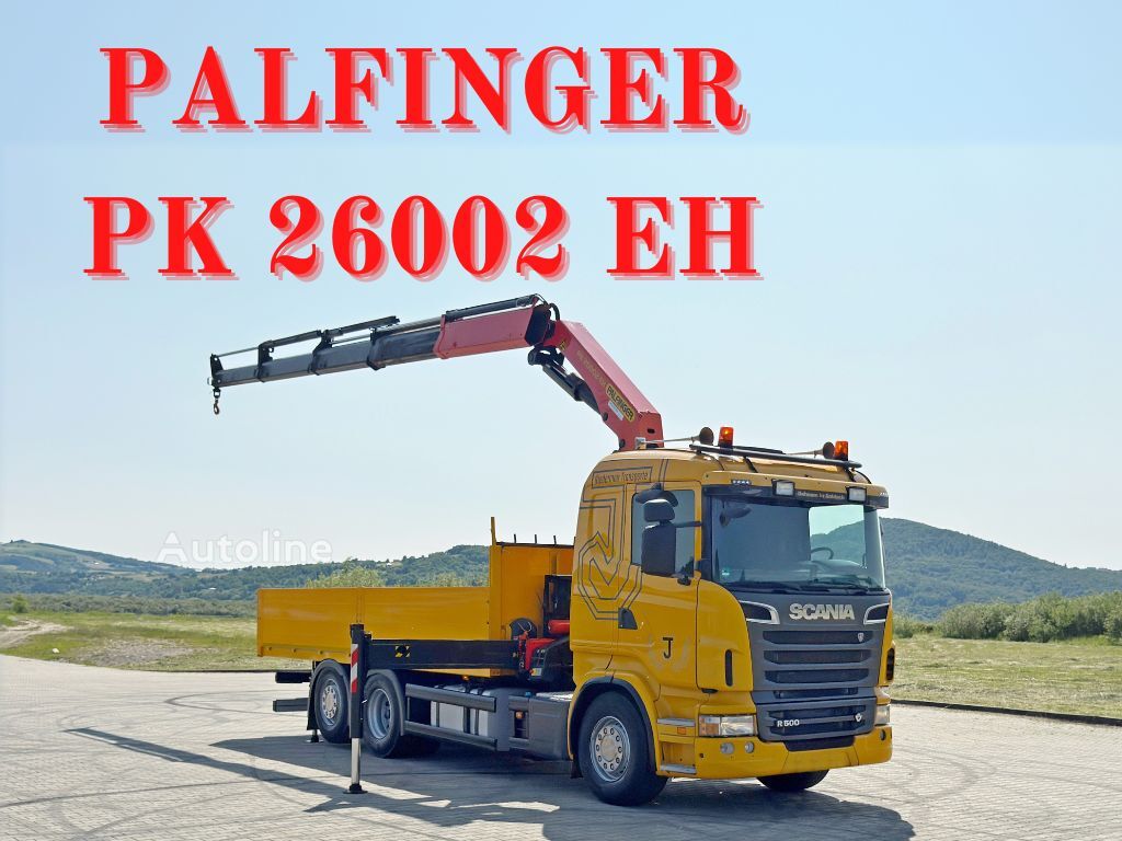 Scania R 500 * PK 26002 EH + FUNK * TOPZUSTAND kamion s ravnom platformom