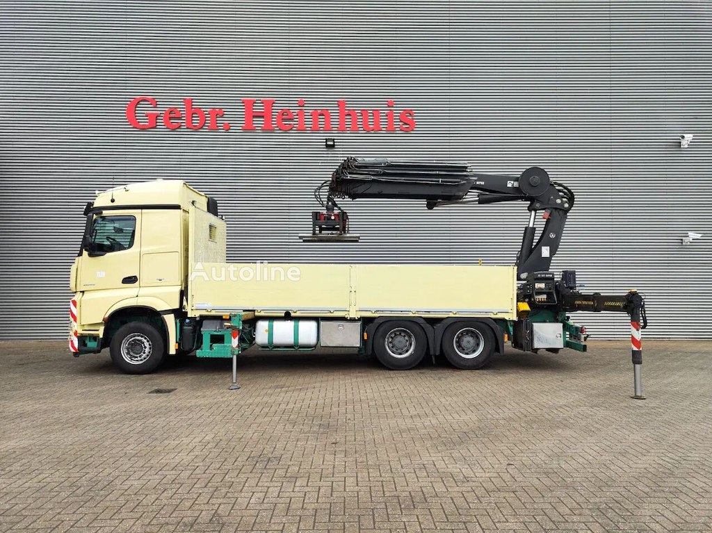 HIAB XS 377 Hipro 7 x Hydr. Hiab Rotated Clamp Mercedes Benz Arocs 26 kamion s ravnom platformom