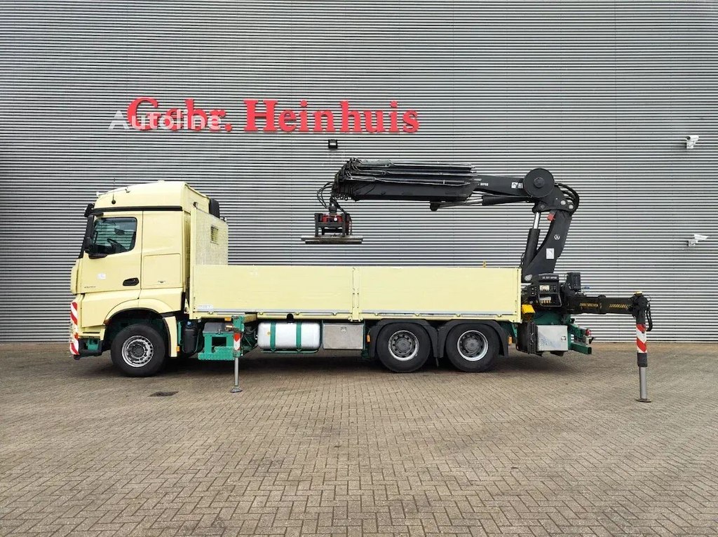 Mercedes-Benz Arocs 2645 6x4 Euro 6 Hiab XS 377 Hipro 7 x Hydr. Hiab Rotated C kamion s ravnom platformom