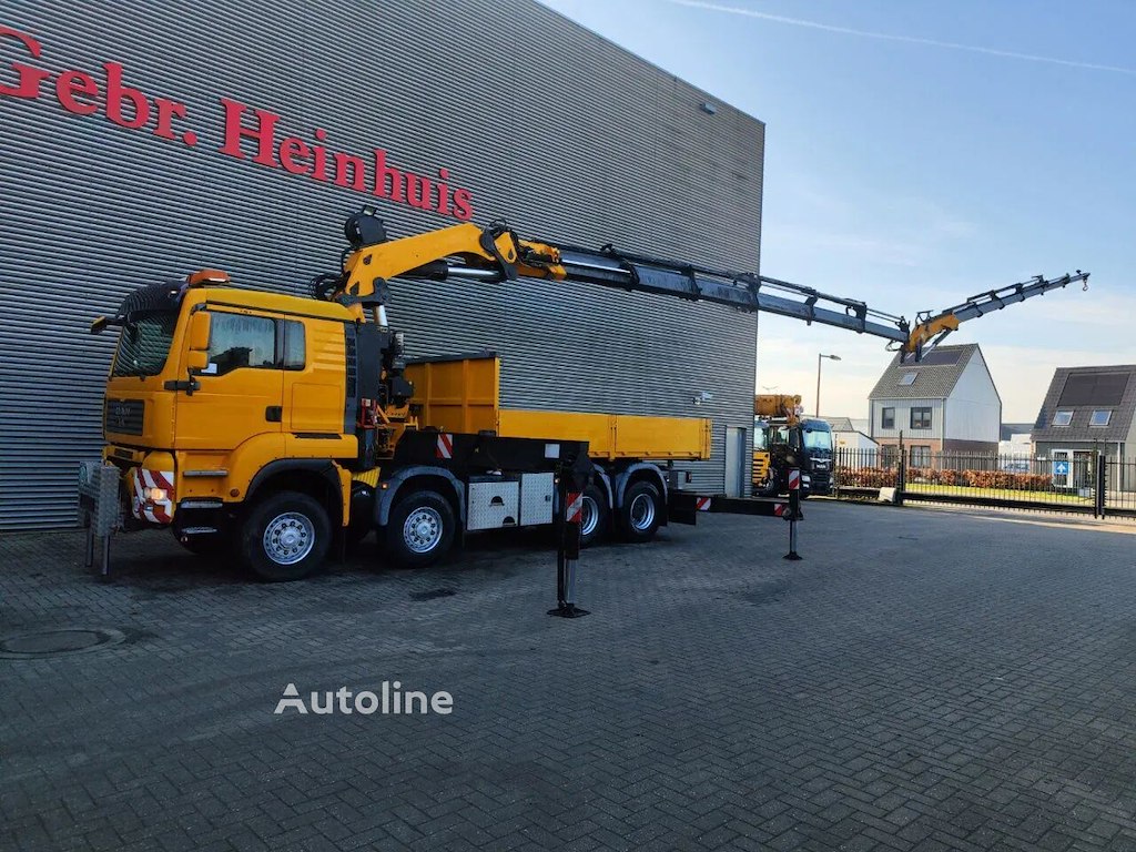 MAN TGA 41.480 8x6 Palfinger PK 72002 kamion s ravnom platformom