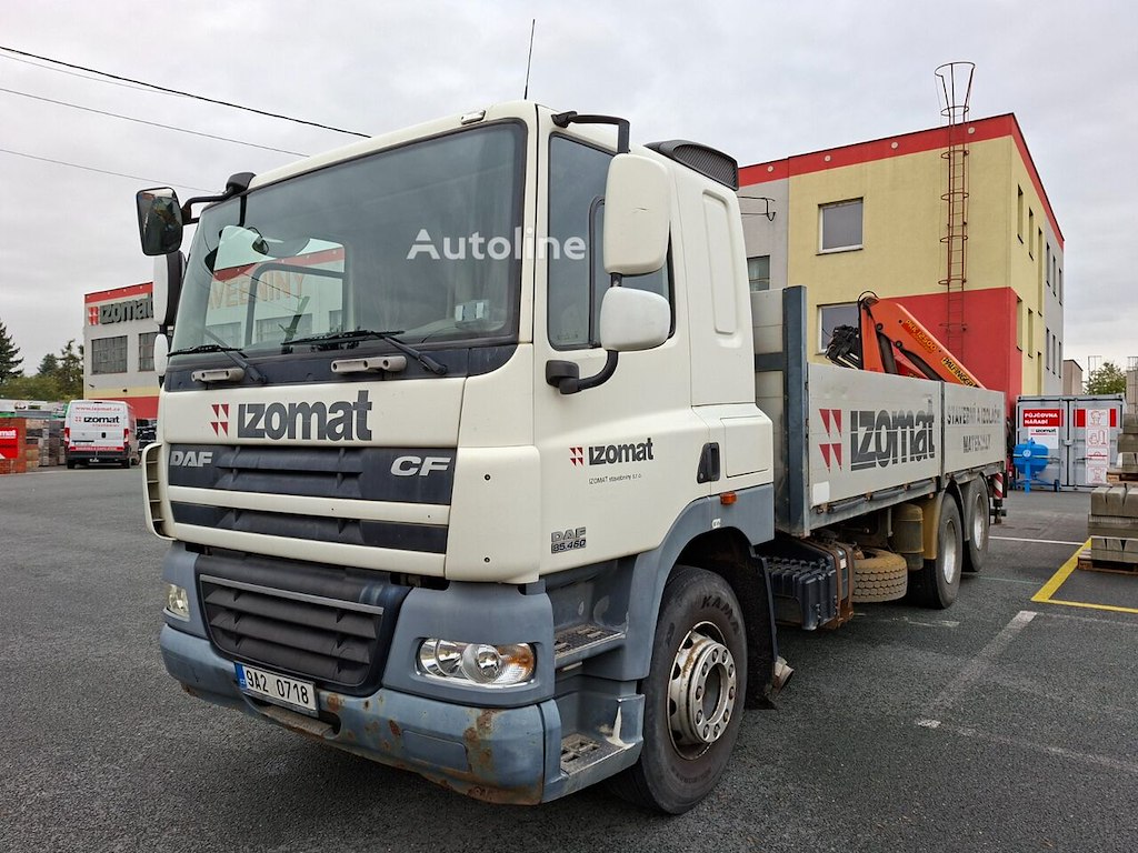 Prodaje se DAF FAS CF 85.460 6X2 + HR kamion s ravnom platformom na aukciji
