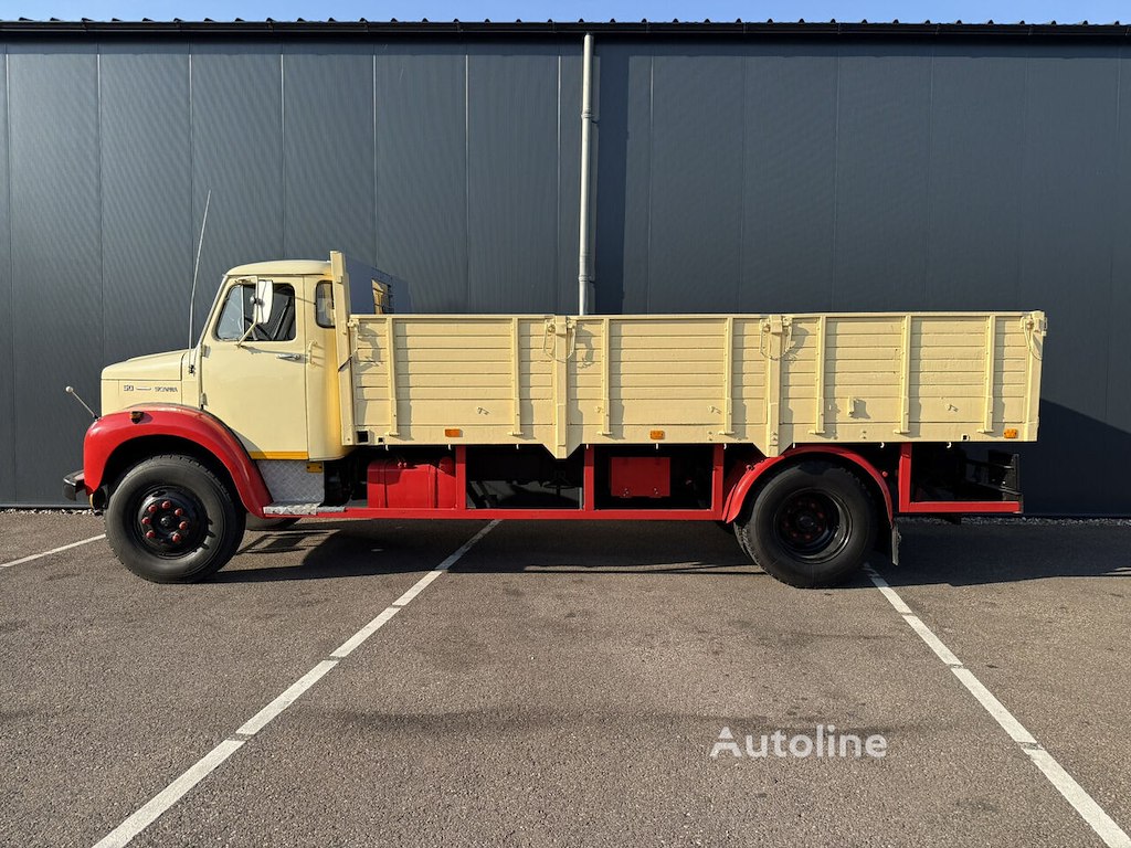 Scania 50 L5046 4X2 CLASSIC OLDTIMER OPEN BOX TRUCK kamion s ravnom platformom