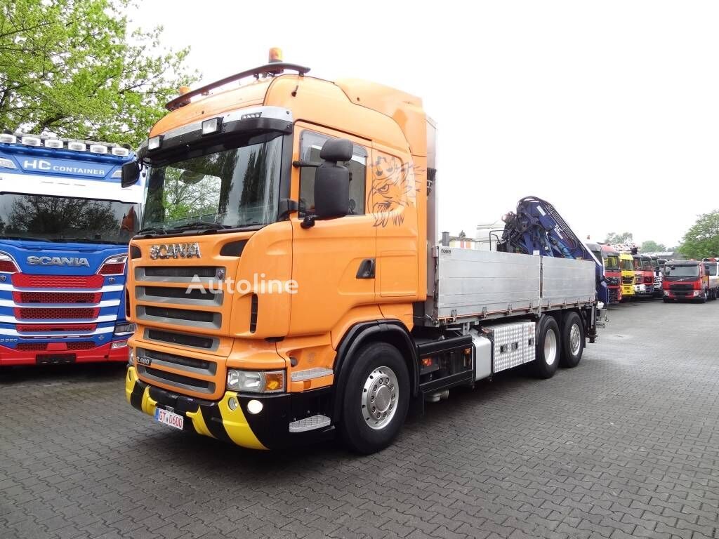 Scania R480 kamion s ravnom platformom