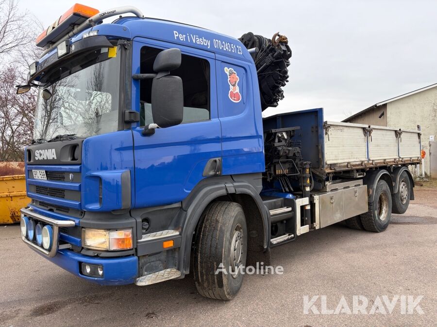 Prodaje se Scania P114GB 6X2*4NA kamion s ravnom platformom na aukciji
