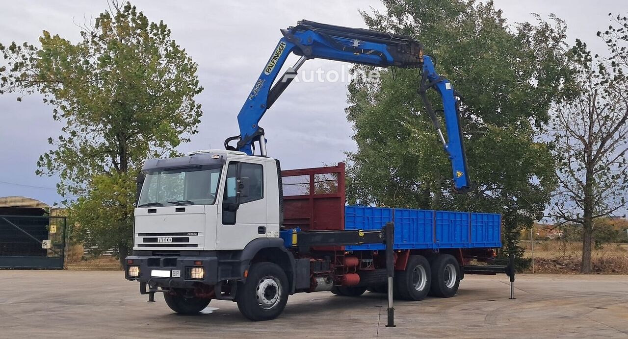 IVECO 310 PALFINGER PK 29002 + JIB 6×4 kamion s ravnom platformom