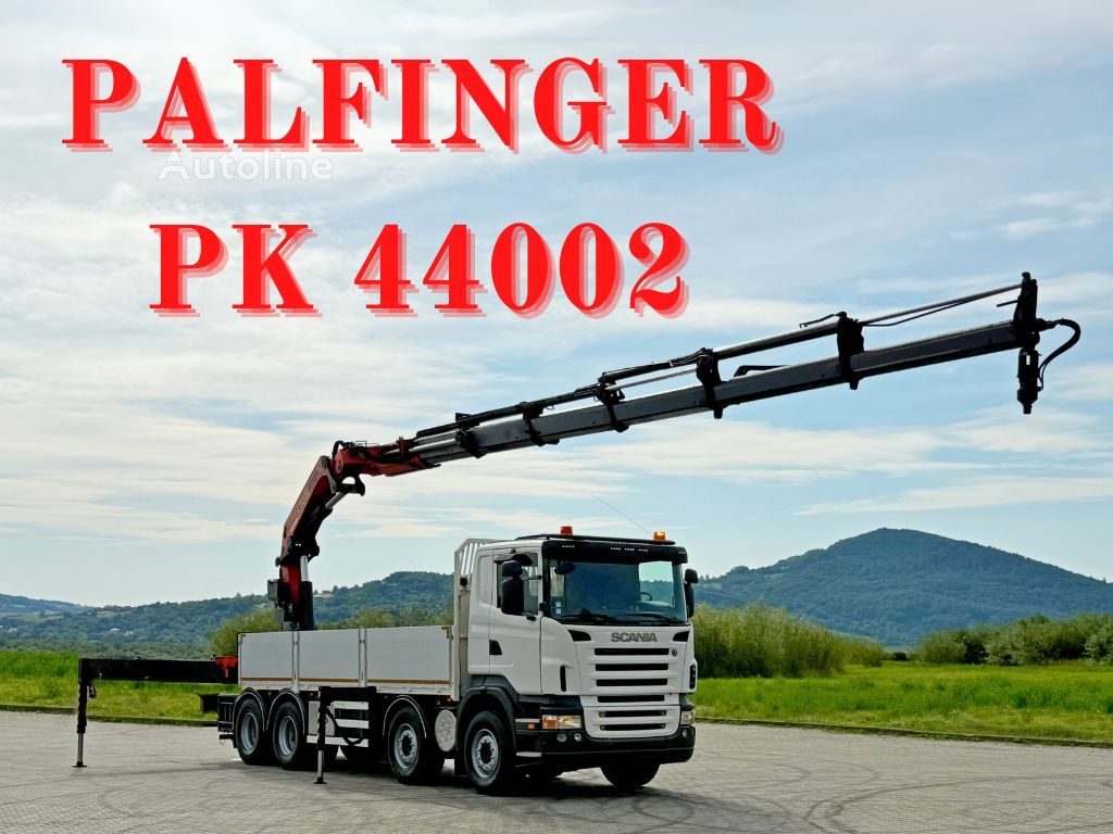 Scania R 420 PRITSCHE 6,47 m * PK 44002/FUNK * 8x4 /TOP kamion s ravnom platformom