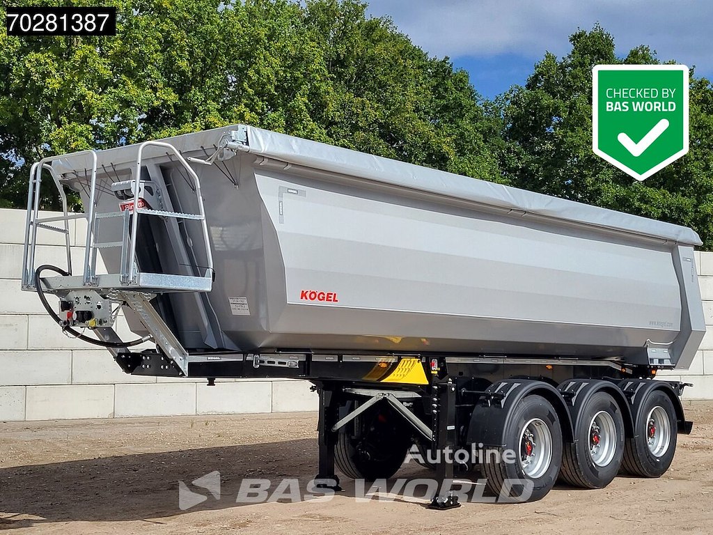 Nova Kögel SKM24 NEW-UNUSED Liftachse 29m3 poluprikolica kipera