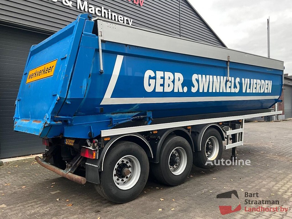 ATM OKA 17/27 3 axle tipper trailer with aluminum flaps Axle 1 lifti poluprikolica kipera