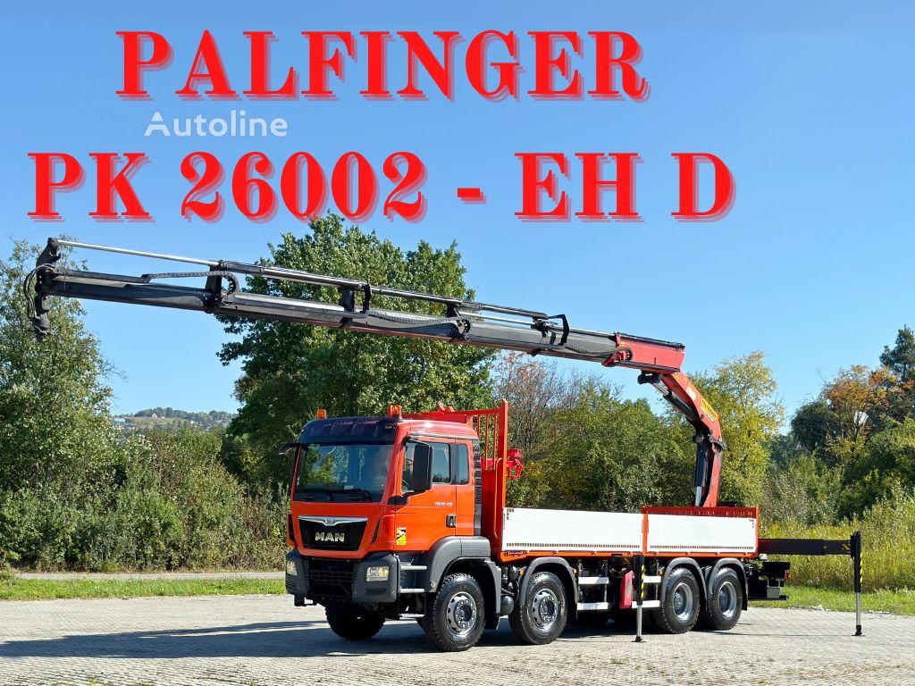 MAN TGS 35.400* PK 26002 - EH D + FUNK /8x4 kamion s ravnom platformom