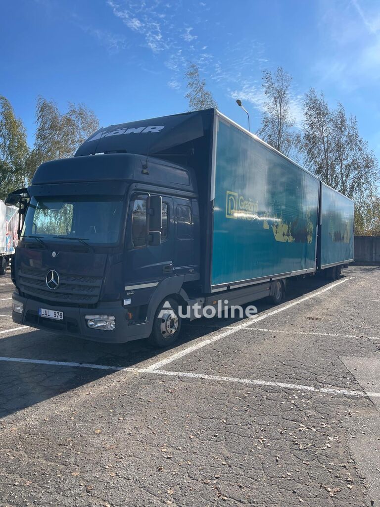Mercedes-Benz Atego kamion furgon + prikolica furgon