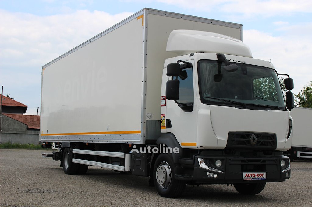 Renault D14 *240KM*/ KONTENER + WINDA /21 PALET / KLIMA / OPONY 80%/SERW kamion furgon