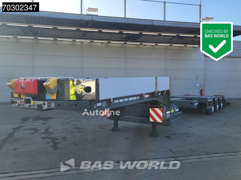 Faymonville F-S43-1AAF Extendable 380cm Lift+SteeringAxle Alcoa poluprikolica sa niskom platformom