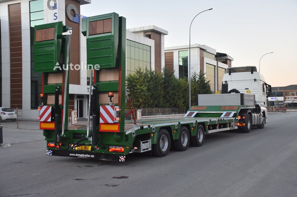 Nova Donat 3 axle lowbed extendable - SAF - ASPOCK - WABCO poluprikolica sa niskom platformom