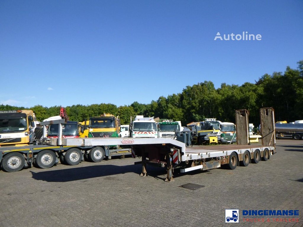 Nooteboom 4-axle semi-lowbed trailer 58 t ext. poluprikolica sa niskom platformom