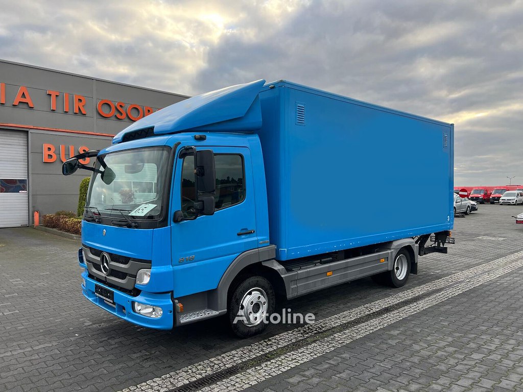 Mercedes-Benz Atego 818 BOX CONTAINER + LIFT 1.HAND (DE) kamion furgon