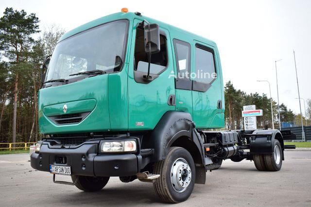 Renault MIDLUM 4x4 DOKA DUBEL KABINE CHASSIS kamion šasija