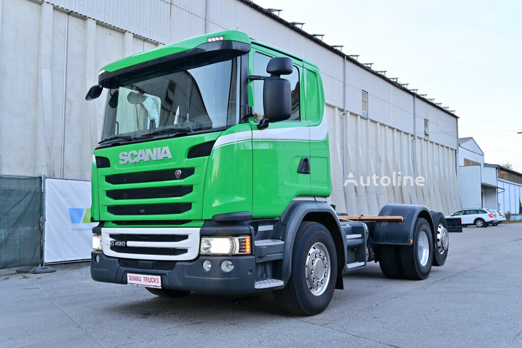 Scania G490 E6 Retarder Lift Lenk AHK Alufelgen Kamera kamion šasija