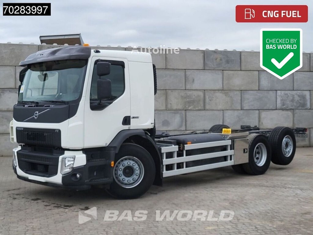 Volvo FE 320 FE 6X2 CNG Full Air suspension Lift+steering Axle Retarde kamion šasija