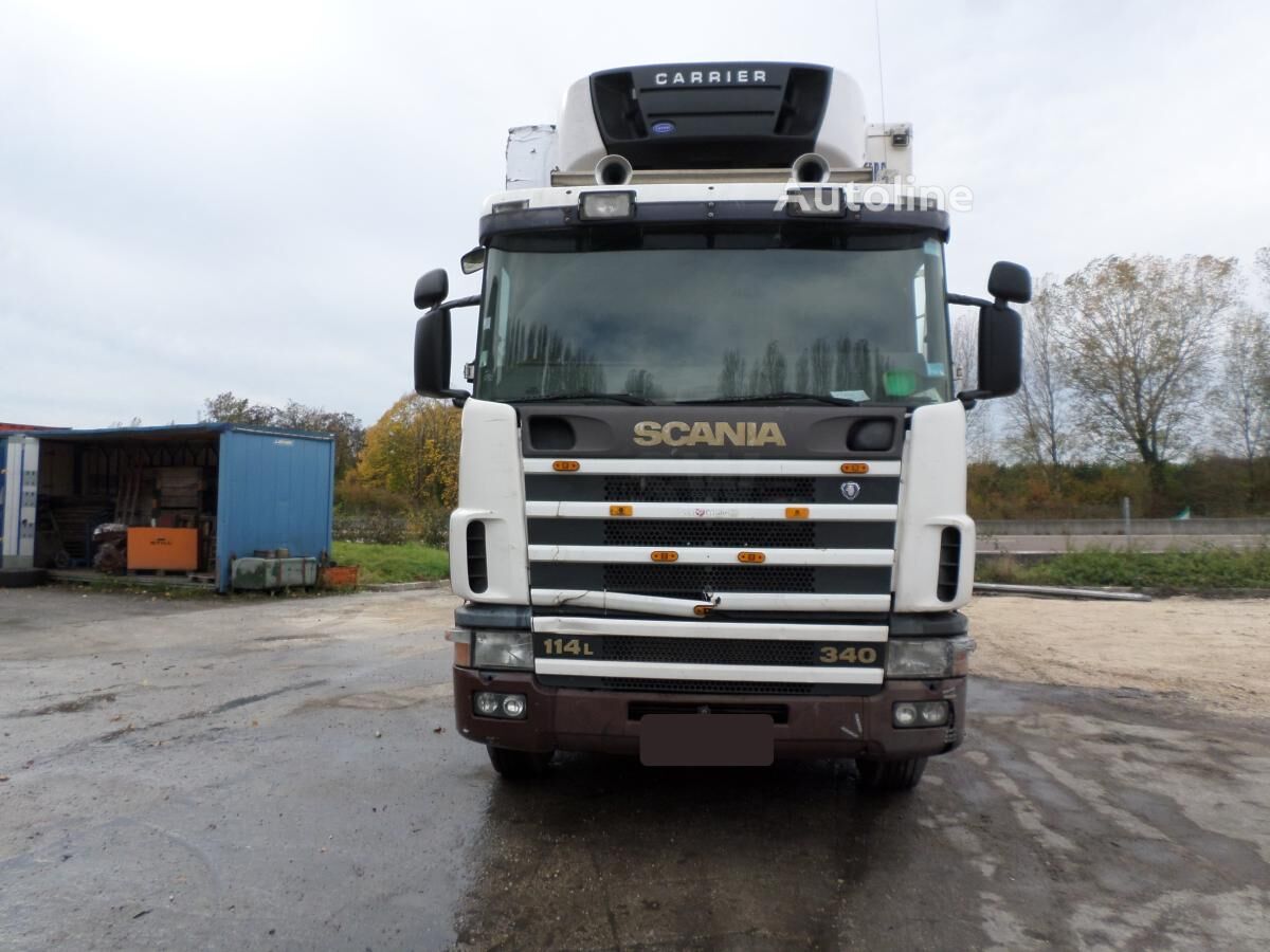 Scania 114L kamion hladnjača nakon udesa