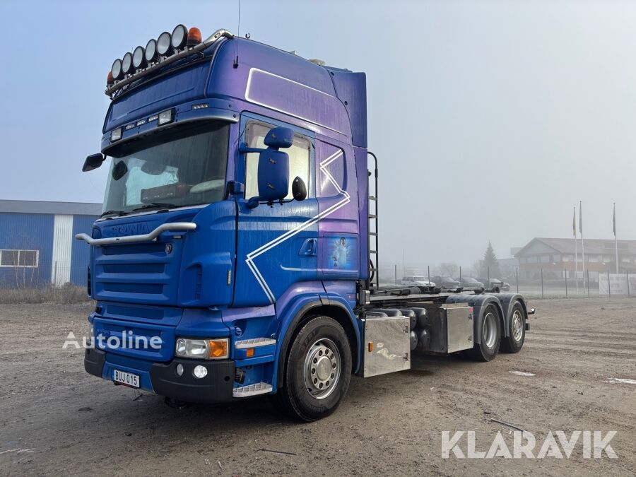 Prodaje se Scania Lastväxlare Scania R480 rol kiper sa kukom na aukciji