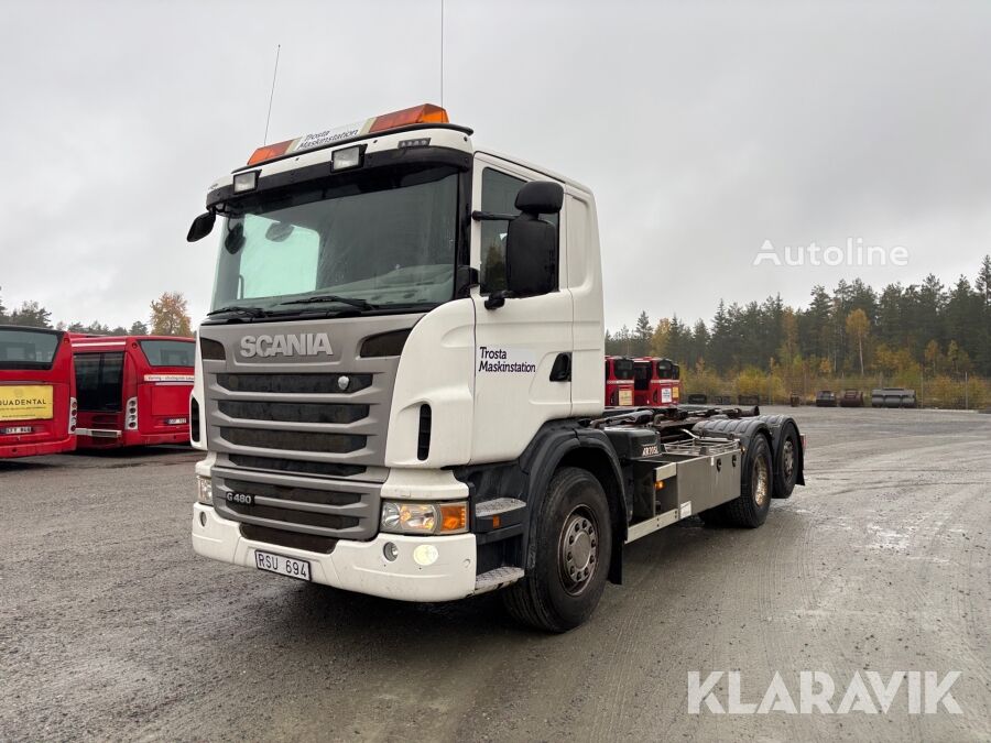 Prodaje se Scania G480LB6X2*4HSA rol kiper sa kukom na aukciji