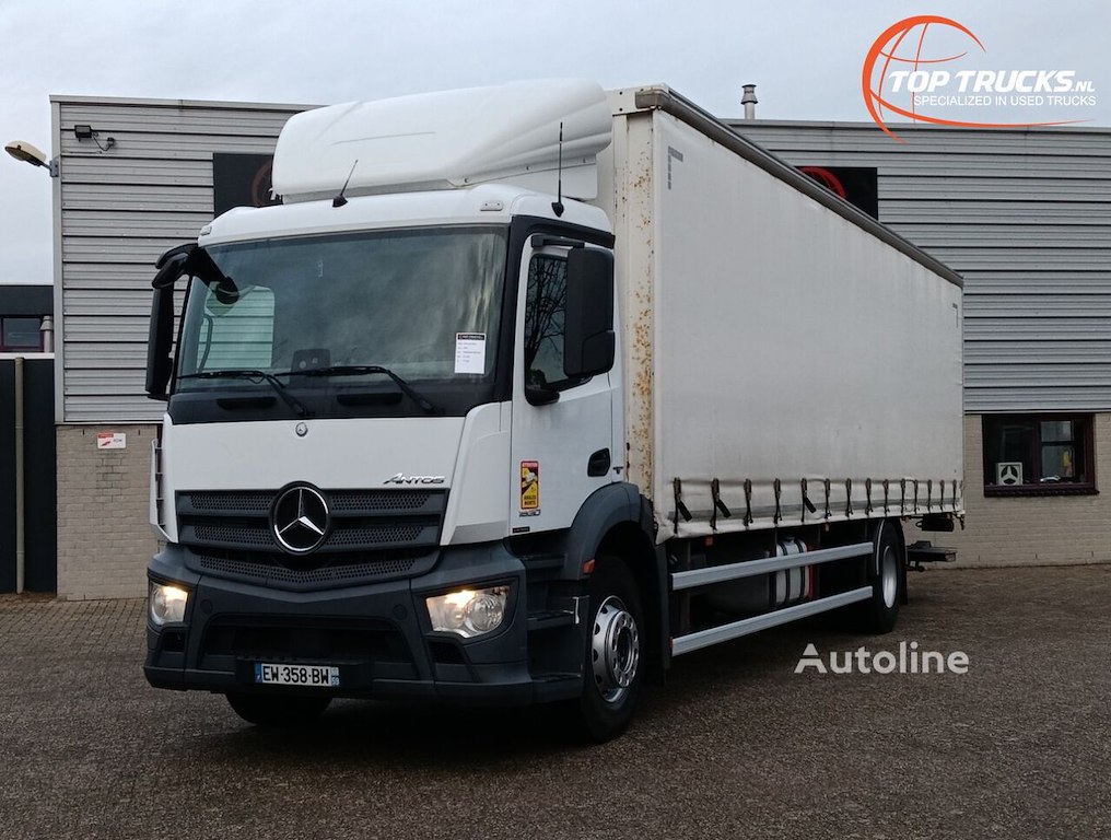 Mercedes-Benz Antos 1830 DHollandia Laadklep, Loadlift 1.500 kg, kamion sa klizna zavesa cerada