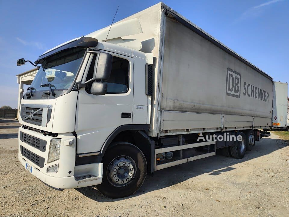Volvo FM 11 330 E5 6X2 TELONATO 10 METRI + SPONDA 15 Q.LI kamion sa klizna zavesa cerada