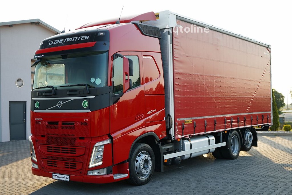Volvo FH 460 / FIRANKA / 6x2 / PODNOSZONY DACH / I-PARK COOL / OŚ PODN kamion sa klizna zavesa cerada