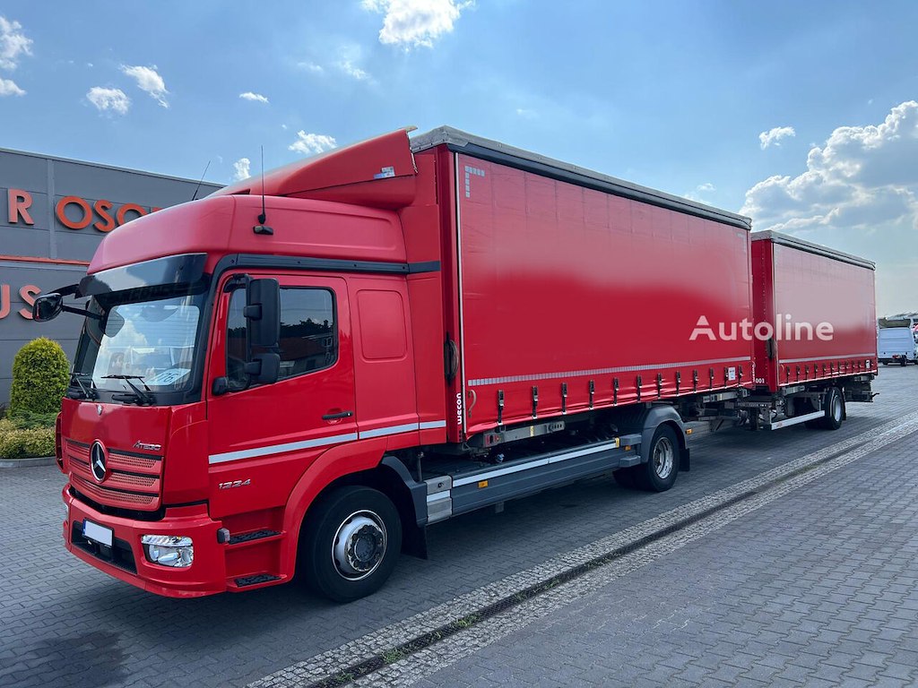 Mercedes-Benz Atego 1224 BDF WECHSELFAHRGESTELL CHASSIS CURTAIN PLANE kamion sa klizna zavesa cerada