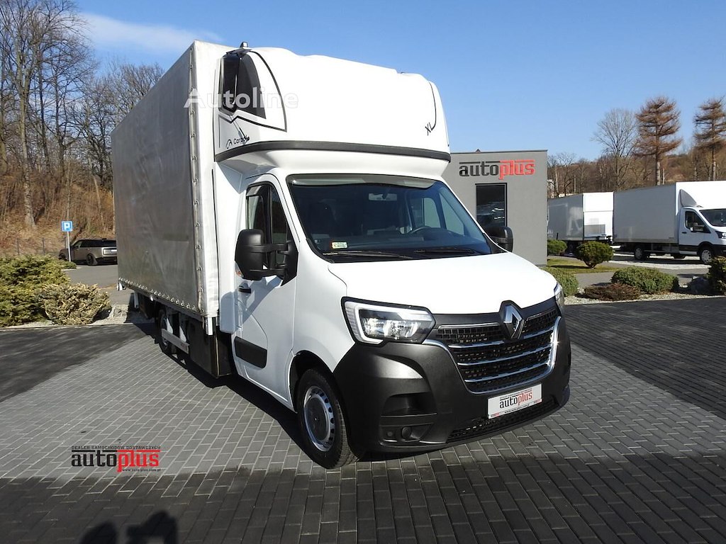 Renault MASTER  PLANDEKA 10 PALET WEBASTO TEMPOMAT LEDY PNEUMATYKA KLIMA kamion s ceradom < 3.5t