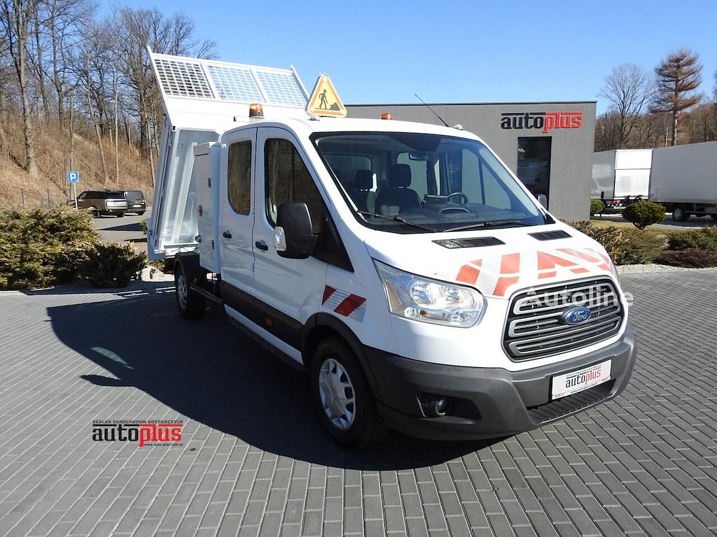 Ford TRANSIT  WYWROTKA PODWÓJNA KABINA DOKA 6 MIEJSC TEMPOMAT KLIMATY kamion kiper < 3.5t