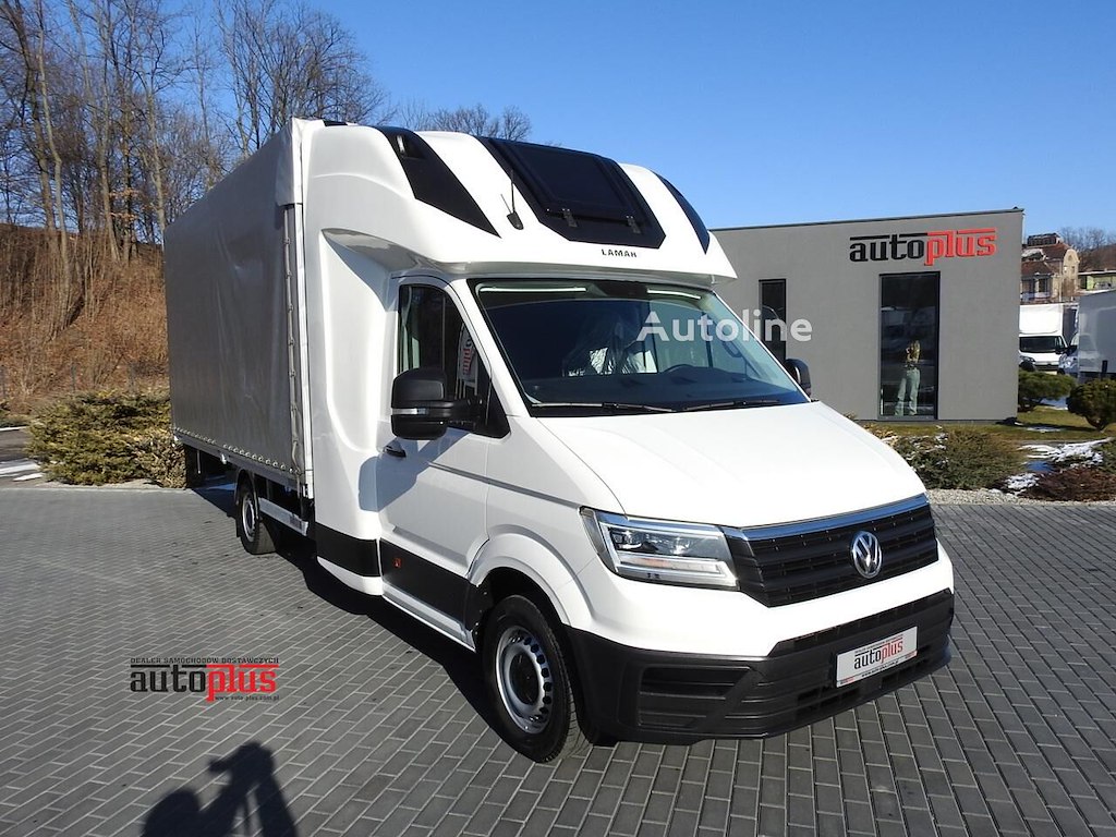 Volkswagen CRAFTER PLANDEKA 10 PALET WEBASTO TEMPOMAT KLIMATYZACJA LEDY PNE kamion s ceradom < 3.5t