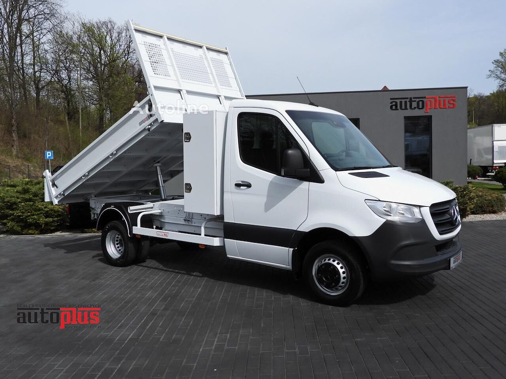 Mercedes-Benz SPRINTER 516 WYWROTKA TEMPOMAT BLIŹNIACZE KOŁA KLIMATYZACJA 160 kamion kiper < 3.5t