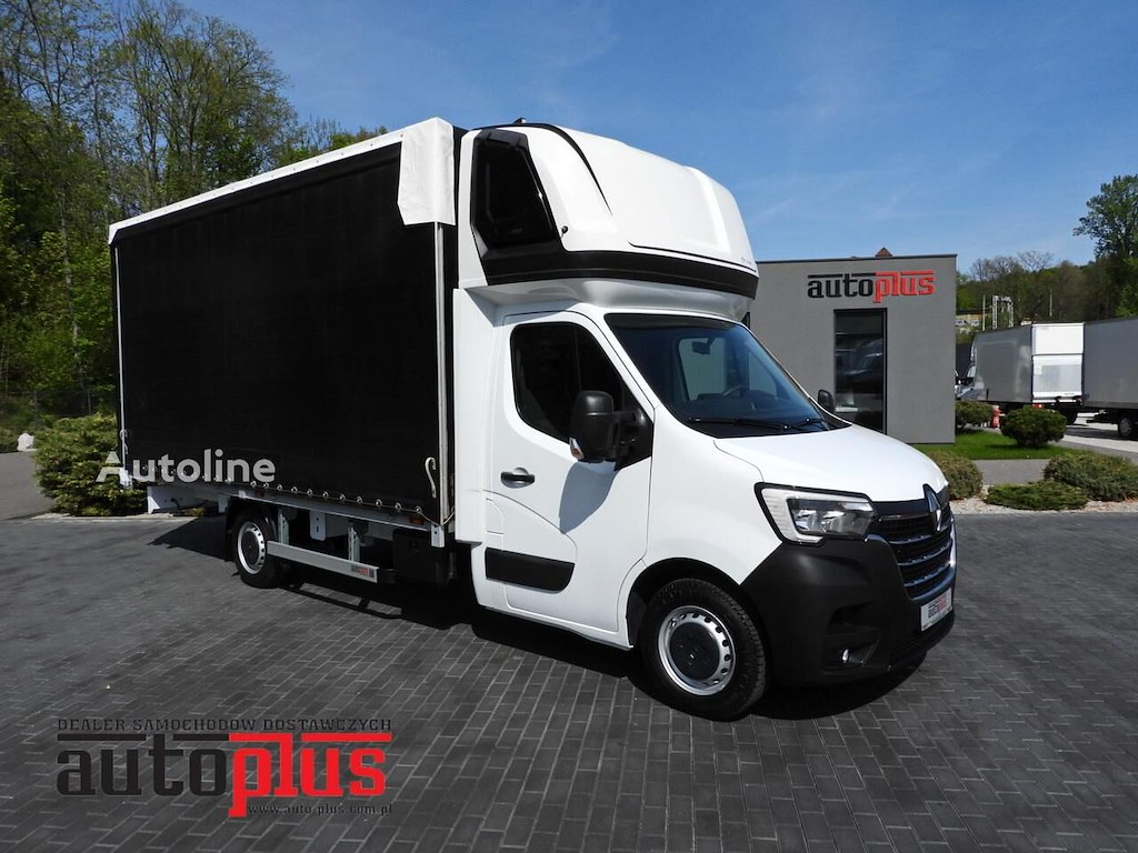 Renault MASTER  PLANDEKA 10 PALET WEBASTO TEMPOMAT LEDY PNEUMATYKA KLIMA kamion s ceradom < 3.5t