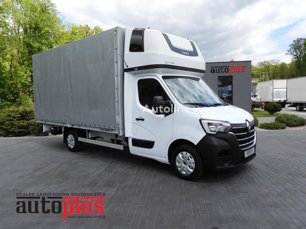 Renault MASTER  PLANDEKA 10 PALET WEBASTO TEMPOMAT LEDY PNEUMATYKA KLIMA kamion s ceradom < 3.5t