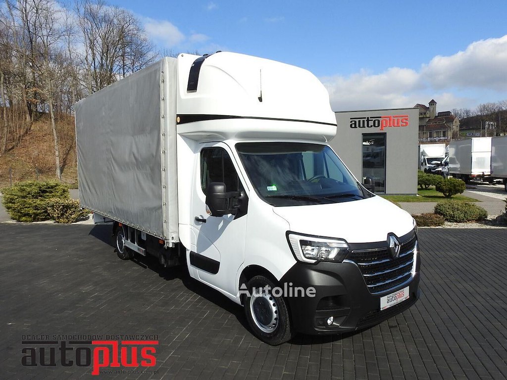 Renault MASTER  PLANDEKA 10 PALET WEBASTO TEMPOMAT LEDY PNEUMATYKA KLIMA kamion s ceradom < 3.5t